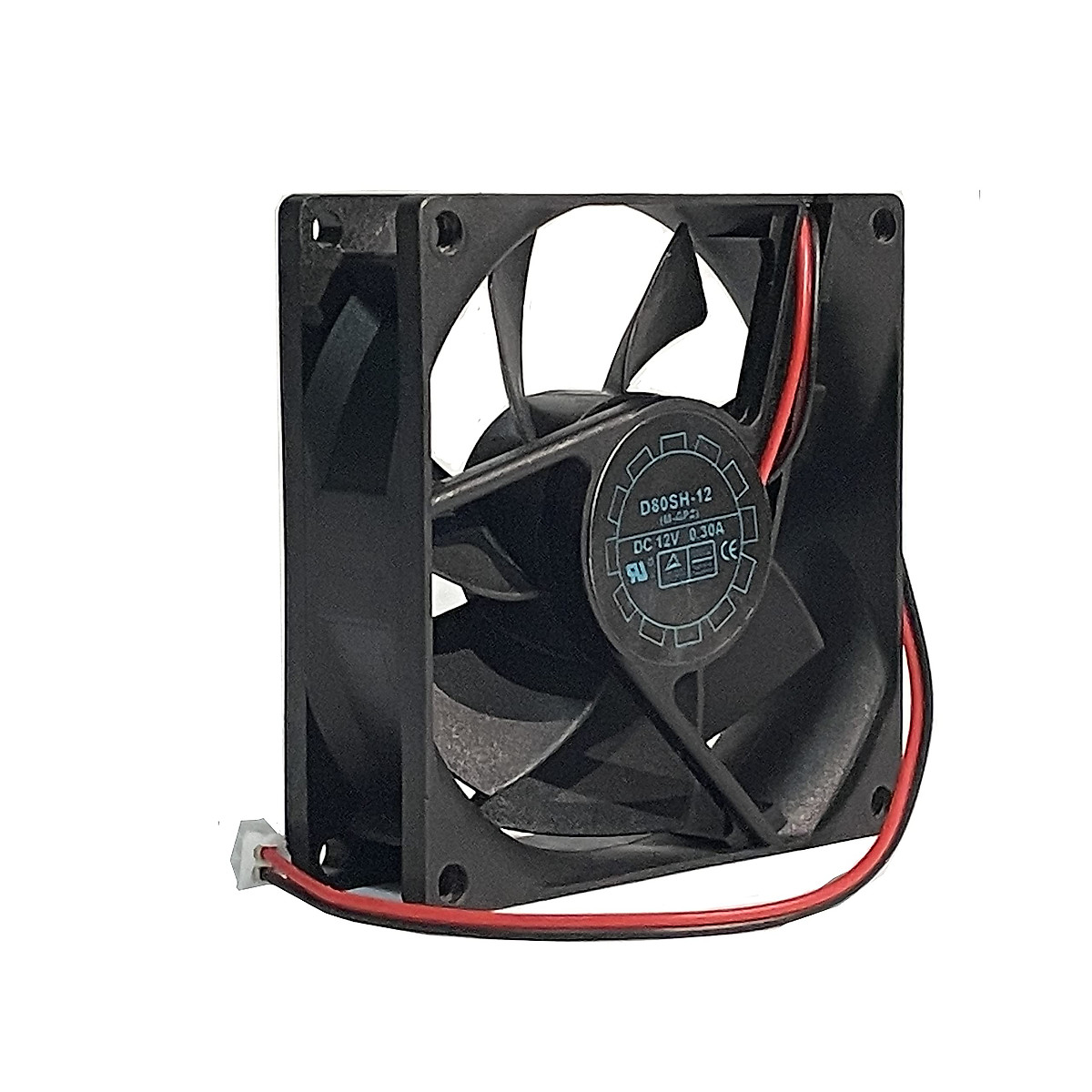 D80SH-12 Fan M-GP2 0.30amp 2.16W 80mm 8025 2-Wire Power Supply Cooling Fan
