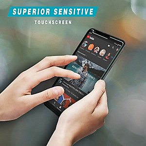 HPTech [2-Pack] Designed For LG Stylo 5, Stylo 5 Plus and Stylo 5X Tempered Glass Screen Protector, Easy to Install, Bubble Free