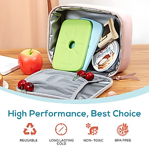 TOURIT Lunch Bag and 5 Ice Packs Bargain Perfect Combination
