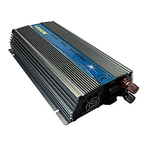 KRXNY 1000W Grid Tie Inverter 20-45V DC Input 110V AC Output Stackable MPPT Pure Sine Wave Solar Power for 24V 30V 36V Solar Panel