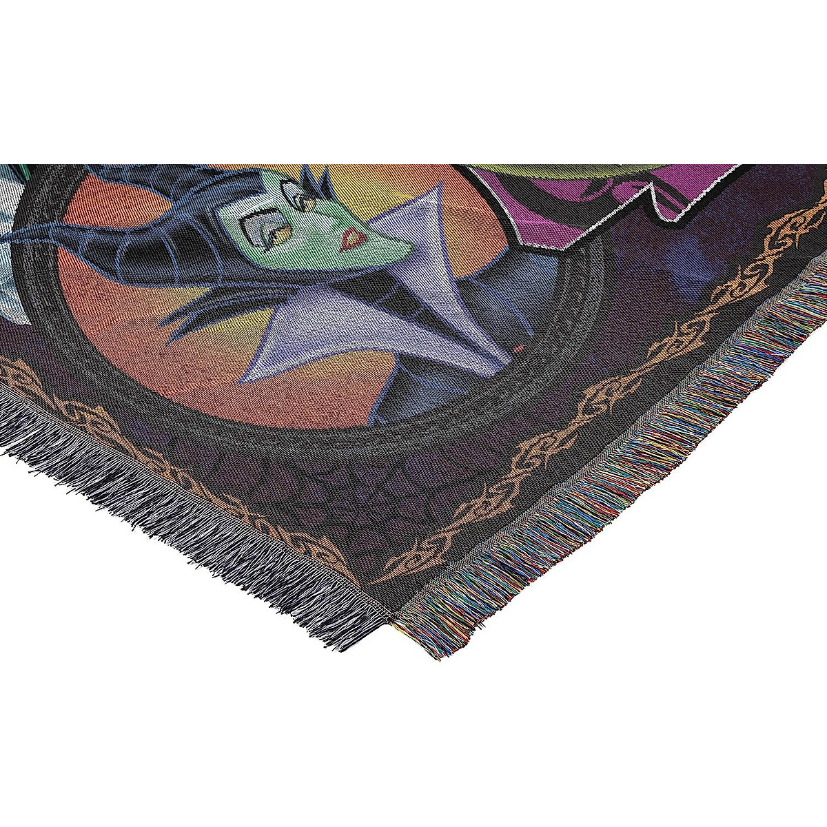Disney-Pixar Villains, "Vile Villains" Woven Tapestry Throw Blanket, 48" x 60", Multi Color, 1 Count