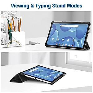 Fintie Case for Onn 11 Tablet Pro (2023 Model) - Premium Vegan Leather Slim Lightweight Hard Shell Stand Cover for ONN Pro 11 inch Tablet 100110027, Black