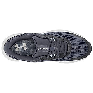 Under Armour Women's Surge 3 Print, (400) Downpour Gray/Harbor Blue/Metallic Harbor Blue, 7, US