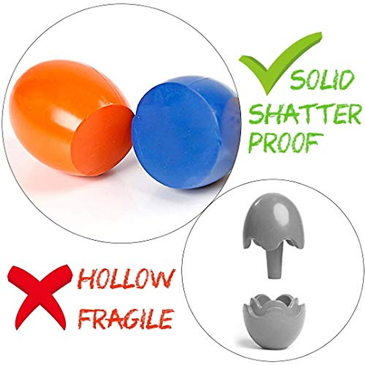 Crayons for Toddlers, Palm Grip Crayons Set 9 Colors Non Toxic Crayons Washable Paint Crayons Stackable Toys for Kids, Baby, Children, Boys and Girls(Egg-Shaped)