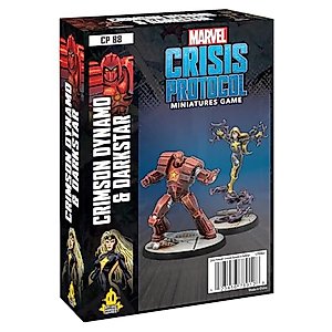 Atomic Mass Games Marvel: Crisis Protocol Crimson Dynamo & Dark Star Character Pack - Winter Guard Heroes, Tabletop Superhero Game, Ages 14+, 2 Players, 90 Minute Playtime, Made
