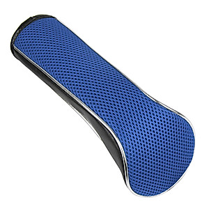 Andux Golf Club Wood Head Covers 460CC Driver Covers with Hook&Loop and Long Neck Blue