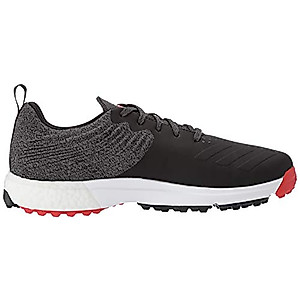 adidas Men's Adipower 4ORGED S Golf Shoe, core Black/red/FTWR White, 9 M US