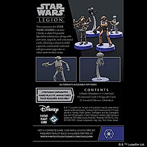 Atomic Mass Games Star Wars: Legion Separatist Specialists Personnel Expansion - Enhance Your Tactics! Tabletop Miniatures Strategy Game for Kids & Adults, Ages 14+, 2 Players, 3 Hr Playtime, Made
