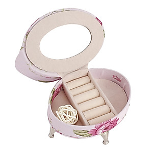 Felice Ann Jewelry Box Jewelry Case Mini Dollhouse Furniture Armoire Sofa Couch Round Bed,one size