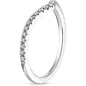 Moissanite World Princess Cut 3 Carat Moissanite Engagement Ring Set, Wedding Ringe's Day Jewelry Gift (9) Set, Eternity Sterling Silver Ring Set, Christmas/Birthday/Valentin