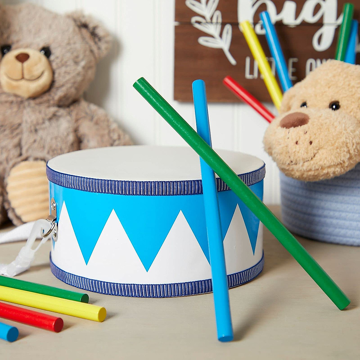 Rhythm Lummi Sticks For Kids, Toddler Music Toys in 4 Colors (10 In, 24 Pieces)