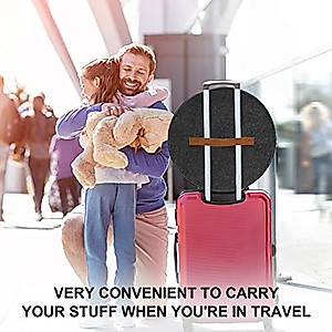 Large Hat Storage Box with Lids, Foldable Felt Round Hat Storage Box with Handle Travel Case Clothes Storage Bin for Women&Men, Cowboy Hat Organizer Stuffed Animal Toy Clothes, Grey 17.7" x 11.8"