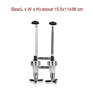 2-Bottle Liquor Dispenser,Aluminum Alloy Wall Mounted Liquor Dispenser Bracket Wine Spirits Liquor Dispenser Beverage Stand Revolving Nozzle Drinkware Set
