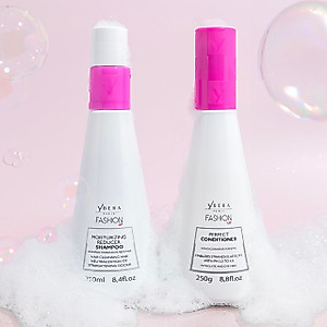 YBERA PARIS Fashion UP Home Care System | Ideal for Extremely Dry Hairs | Extreme Shining Hair | Color Safe | Enhanced with Oil Grape Seed and Murumurú | Set of 2