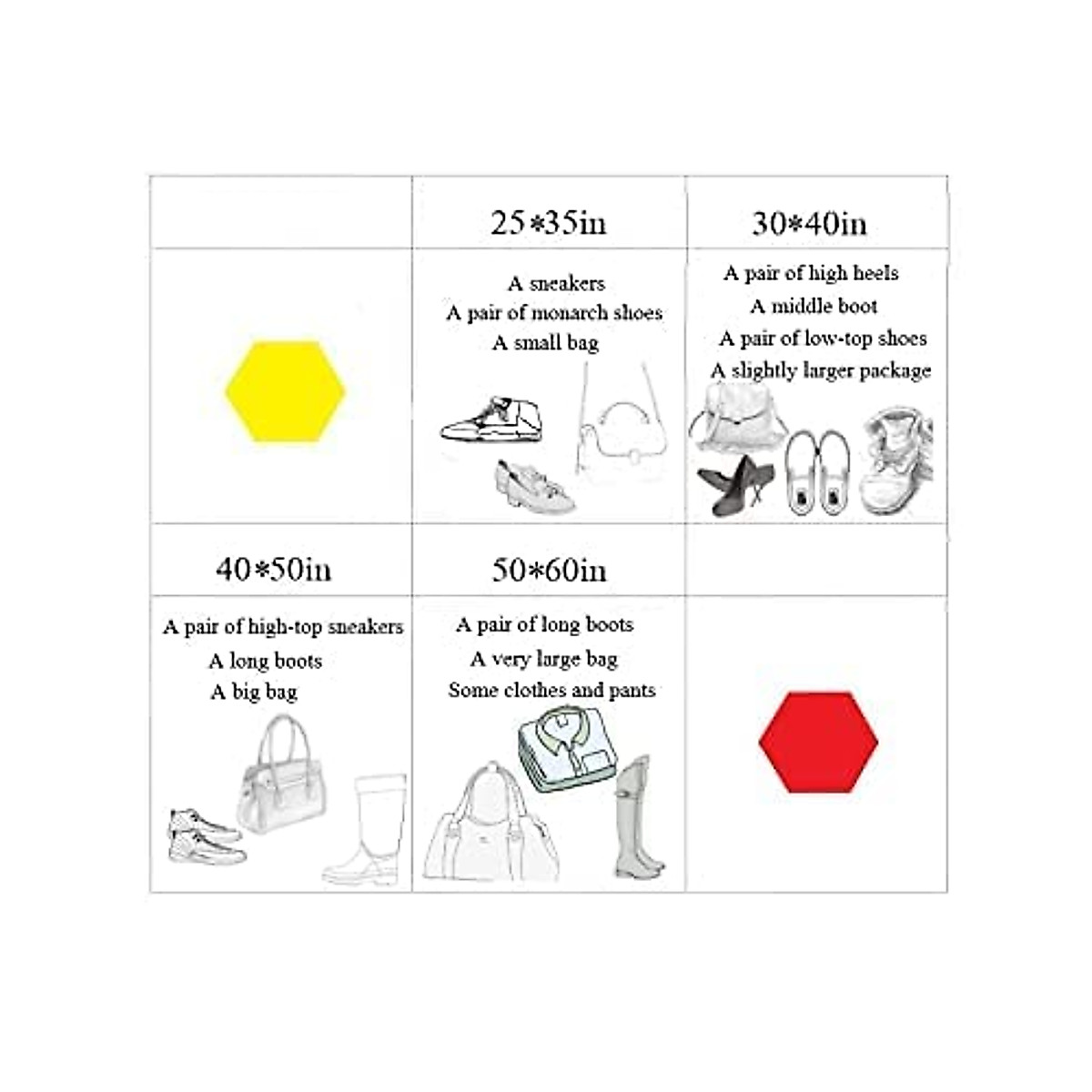 30 eco-friendly travel shoe bag storage bags, non-woven breathable dust-proof bag with rope, suitable for storing shoes and bags, isolate dust and keep shoes and bags clean and tidy. (15.7inX19.68in)