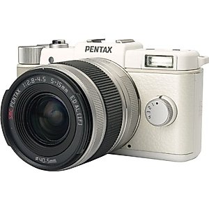 Pentax Q White kit w/02 Standard Zoom Lens