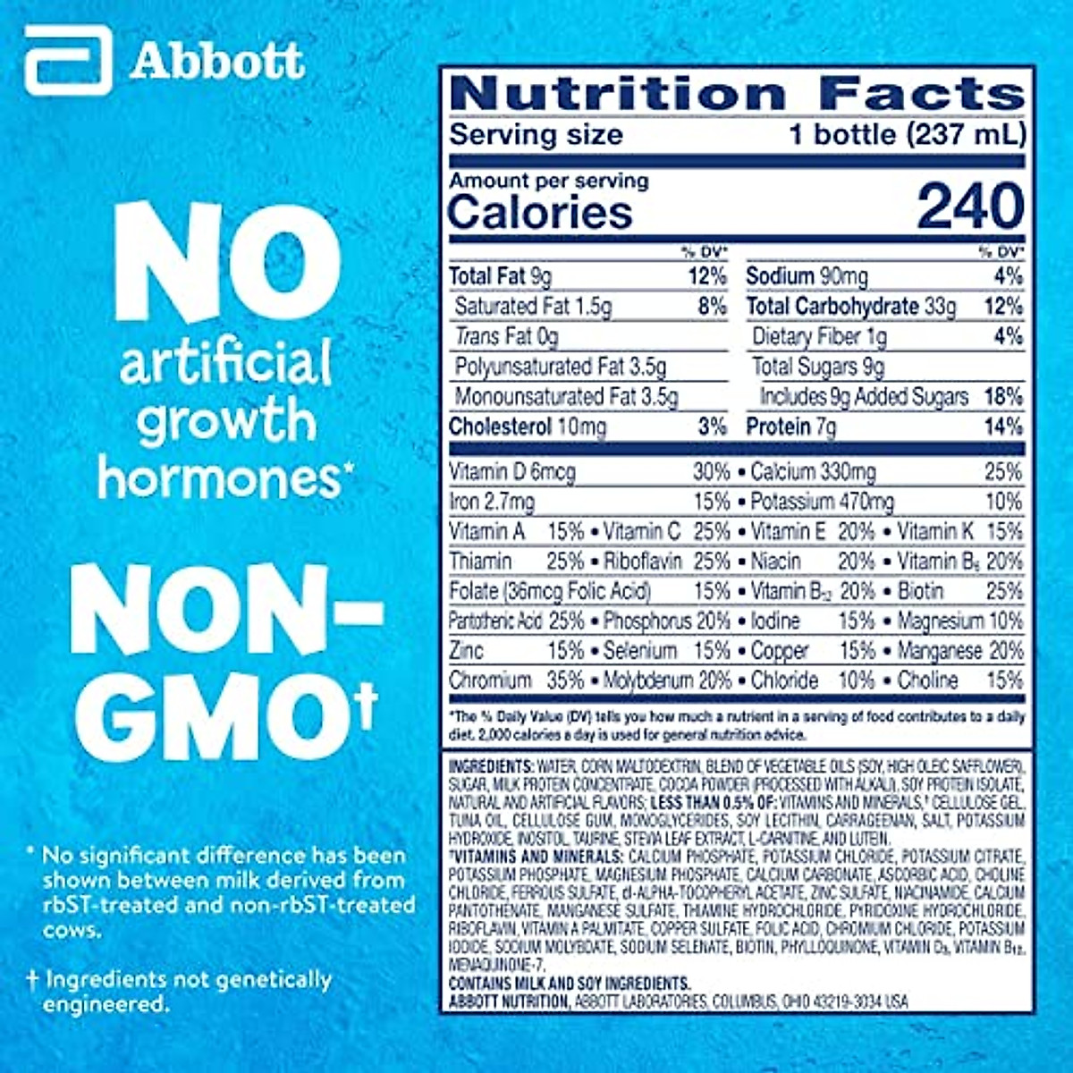 PediaSure Grow & Gain with Immune Support, Kids Protein Shake, 27 Vitamins and Minerals, Non-GMO, Gluten-Free, Strawberry, 8 Fl Oz (Pack of 24)