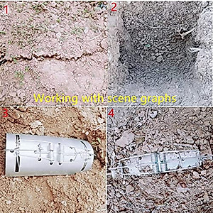 DSQSTMR Mole Traps That Work Gopher Squirrel Spring Best Rat Trap Outdoor Vole for Lawns Easy Reusable Smart Snare Trapping