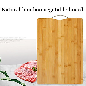 Kitchen Organic Bamboo Cutting Board with Easy Grip Handle，BPA Free Food Safe Wheat straw PP material Cutting Board combination. chinese Cutting Board