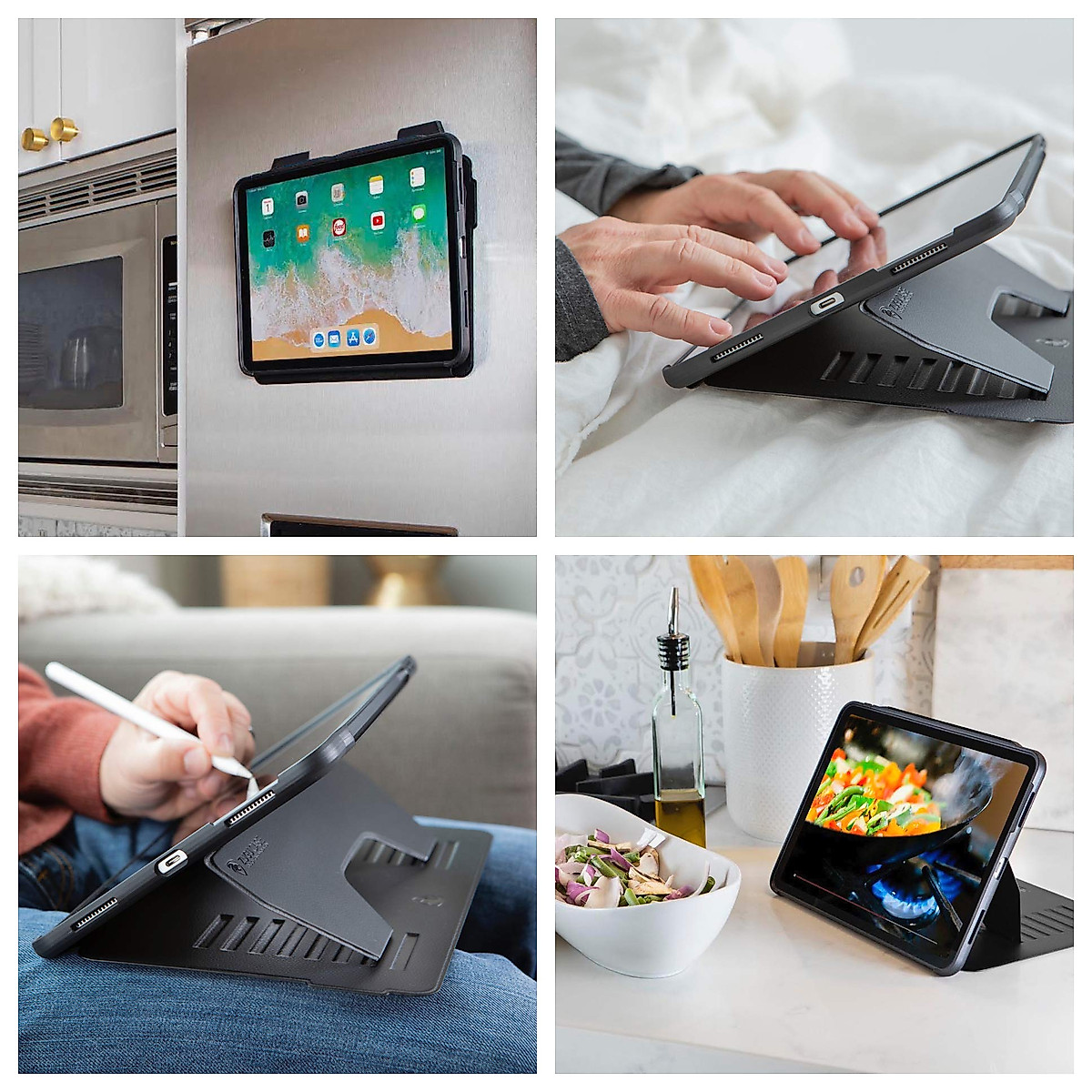 ZUGU CASE 9.7 iPad 2018/2017 5th / 6th Gen & iPad Air 1 Prodigy X Case, Very Protective But Thin, Convenient Magnetic Stand, Sleep/Wake Cover, A1893, A1954, A1823, A1822, A1474, A1475, A1476