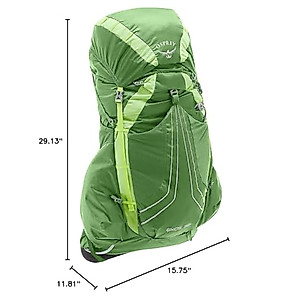 Osprey Exos 38 Men's Backpacking Backpack, Tunnel Green, Large