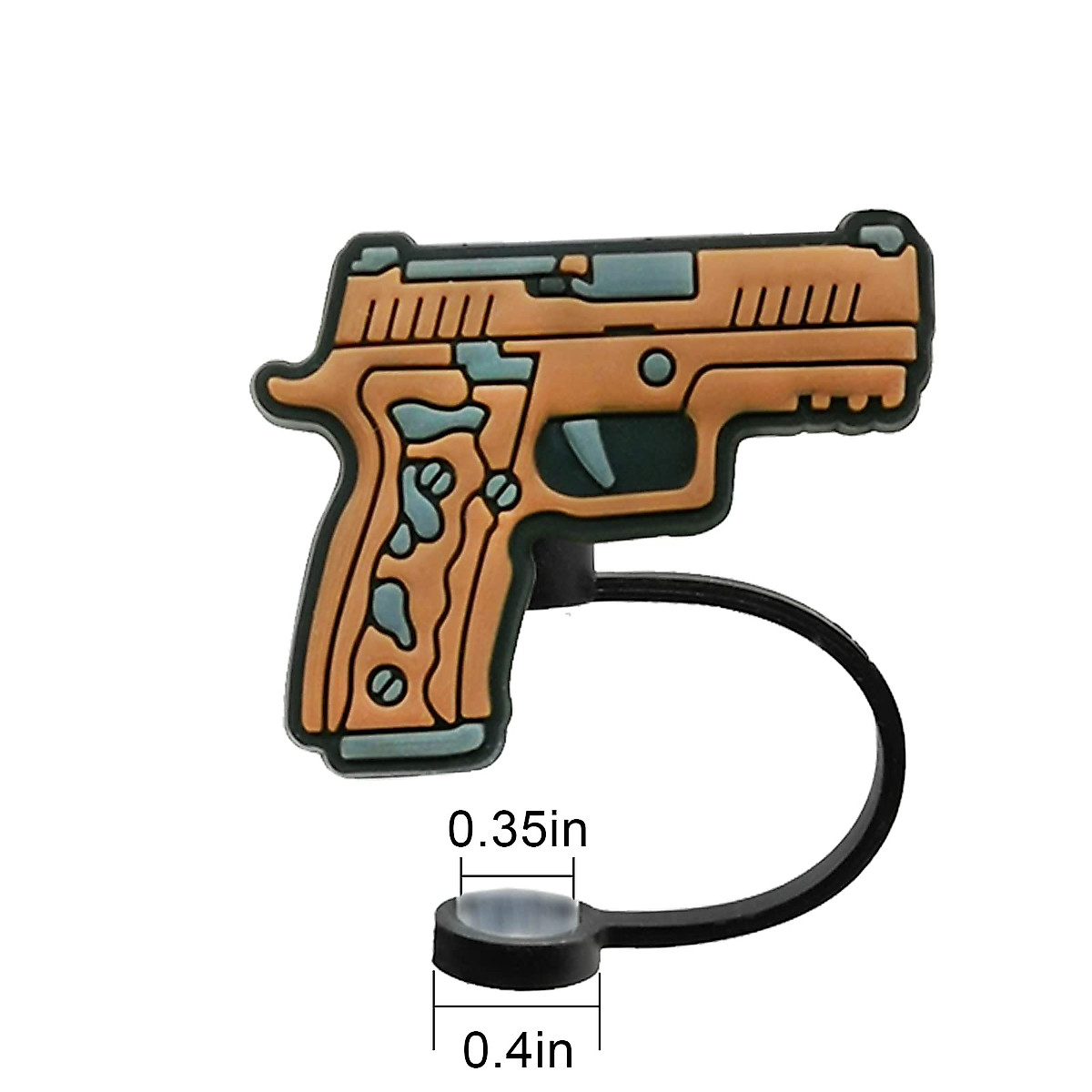 Silicone Game Straw Cover - 14 Pack Cute Reusable Drinking Straw Caps Lids Dust-Proof Straw Plugs for Straw Tips for Home Kitchen Accessories (Game Straw Cover)