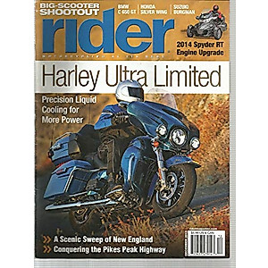 RIDER, MOTORCYCLE AT ITS BEST, DECEMBER 2013 ~