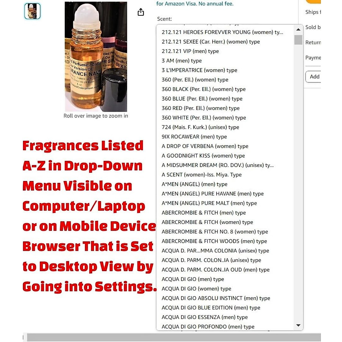 Hayward Enterprises Brand Perfume Oil Compares to DELINA for women, Fragrance Rendition, Eau de Parfum, 1 oz. (30ml) Glass Roll on