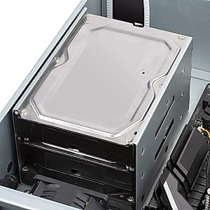 SilverStone Technology 2U Dual 5.25" Drive Bay ATX rackmount Industrial Storage Server Chassis with USB 3.1 Gen1 Interface, SST-RM23-502