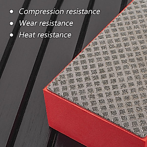 SZSYD 4Pack Diamond Hand Polishing Pads for Sanding Ceramics Glass Tile Concrete Stone Marble Granite, 60#, 100#,200#,400# (Grid)