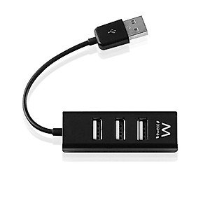 Ewent 4 Port USB 2.0 Hub - Black