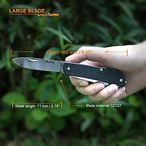 Ruike Multifunctional Knive, Black, G10 (M61-B)