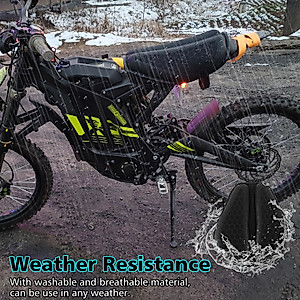 SUNPIE Motorcycle Gel Seat Pad- Universal 3D Honeycomb Motorcycle Seat Cover Breathable and Comfortable Large Seat Cushion Pad