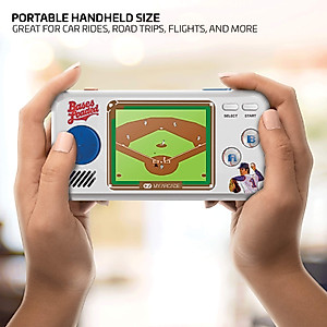 My Arcade Bases Loaded Pocket Player - Collectible Handheld Game Console with 7 Games (DGUNL-3278)