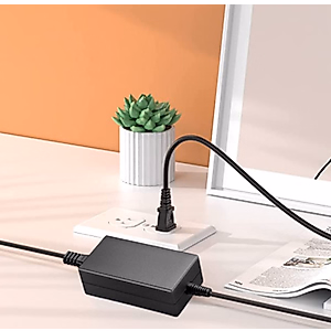 Kircuit New Global AC/DC Adapter Compatible with Jiose J500 Monochrome Direct Thermal Label Printer Shipping Label Maker Machine Power Supply Cord Cable PS Battery Charger Mains PSU