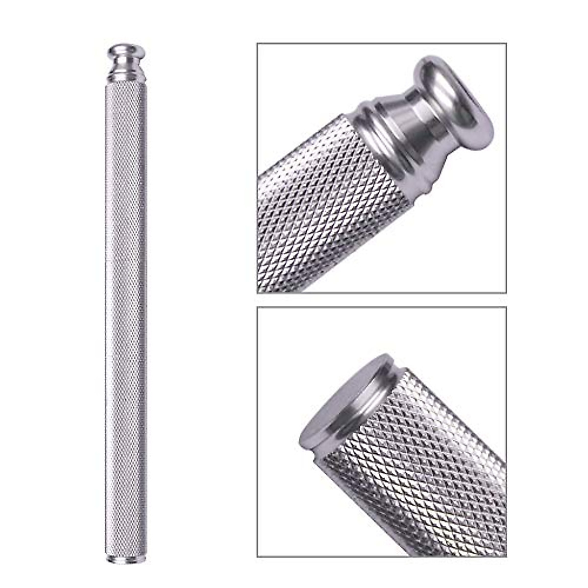 MUMIAO Ice Picks Aluminium Alloy Handle Stainless Steel Knife With Safety Cover Ice Tool Kitchen Tool for Restaurant Bar Home (Silver)