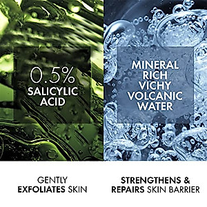 Vichy Normaderm Daily Acne Face Wash, Salicylic Acid Face Cleanser for Oily & Acne Prone Skin, Acne Cleanser that Clears Clogged Pores and Blackheads, Cleansing Gel for Clear Skin