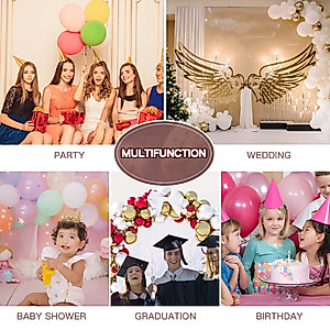 Balloon Arch Kit 49.2ft Balloon Tape & 300pcs Balloon Glue Point For Balloon Decorating Strip Kit For Party Graduation Wedding Birthday Baby Shower Decor