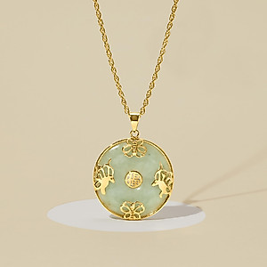 Ross-Simons Good Fortune Butterfly Pendant Necklace in 18kt Gold Over Sterling