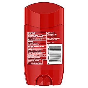 Old Spice Red Collection Invisible Solid Anti-Perspirant and Deodorant for Men, Captain, 2.6 oz