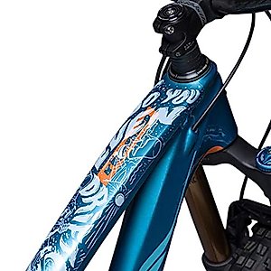 DYEDBRO - MTB Frame Protector - Fluor (Gloss / White)