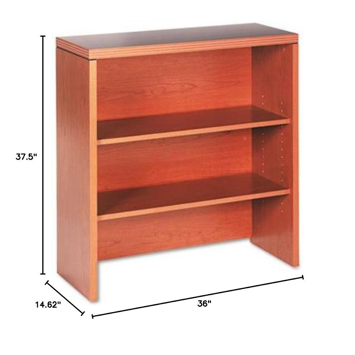 HON 11500 Series Valido Bookcase Hutch, 36 W by 14-5/8 D by 37-1/2 H, Mahogany