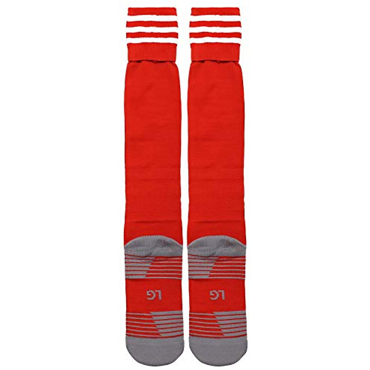 adidas Unisex Copa Zone Cushion III Soccer Socks (1-Pair) , Power Red/ White , Medium