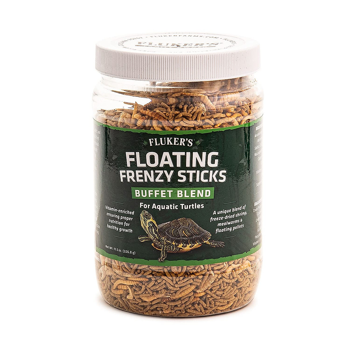 Fluker's Aquatic Turtle Buffet Blend Feeding Frenzy Sticks, 11.5 oz