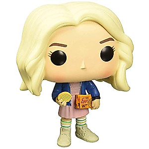 Funko POP [Stranger Things] - Eleven in Wig with Eggos Limited Edition Chase Pop! Vinyl Figure (Bundled with Compatible Pop Box Protector Case), Multicolor, 3.75 inches