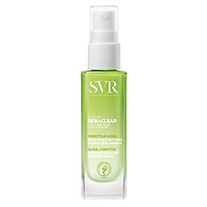 SVR Sebiaclear Face Serum. Retinoid Alternative with Niacinamide & Hyaluronic Acid For Sensitive Oily Skin. Reduce the Appearance of Fine Lines, Wrinkles, Control Breakouts & Unclog Pores, 1 fl.oz