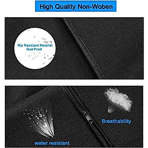 Suit Covers,5Pcs Garment Bag,Suit Bags for men,Garment Covers,48inch Clothes Cover Set for Storage&Travel,Garment Bags for Hanging Clothes with Carry Handles for Suits Tuxedos Dresses Coats