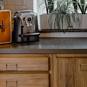 Yanxia Set of 24, 3 Inches Center to Center SleekTouch Antique Brass Cabinet Pulls - Contemporary Handles for Kitchen and Bathroom Cabinets Zinc Alloy Made Hardware