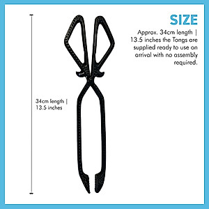 Metal Log Coal Tongs | Fireside | Fireplace | Chimenea | Firepit | Pizza Oven | Indoor Fire | Outdoor Fire | Coal Poker | Coal Tong | Log Burner | Log Tongues |Fireplace Tongs