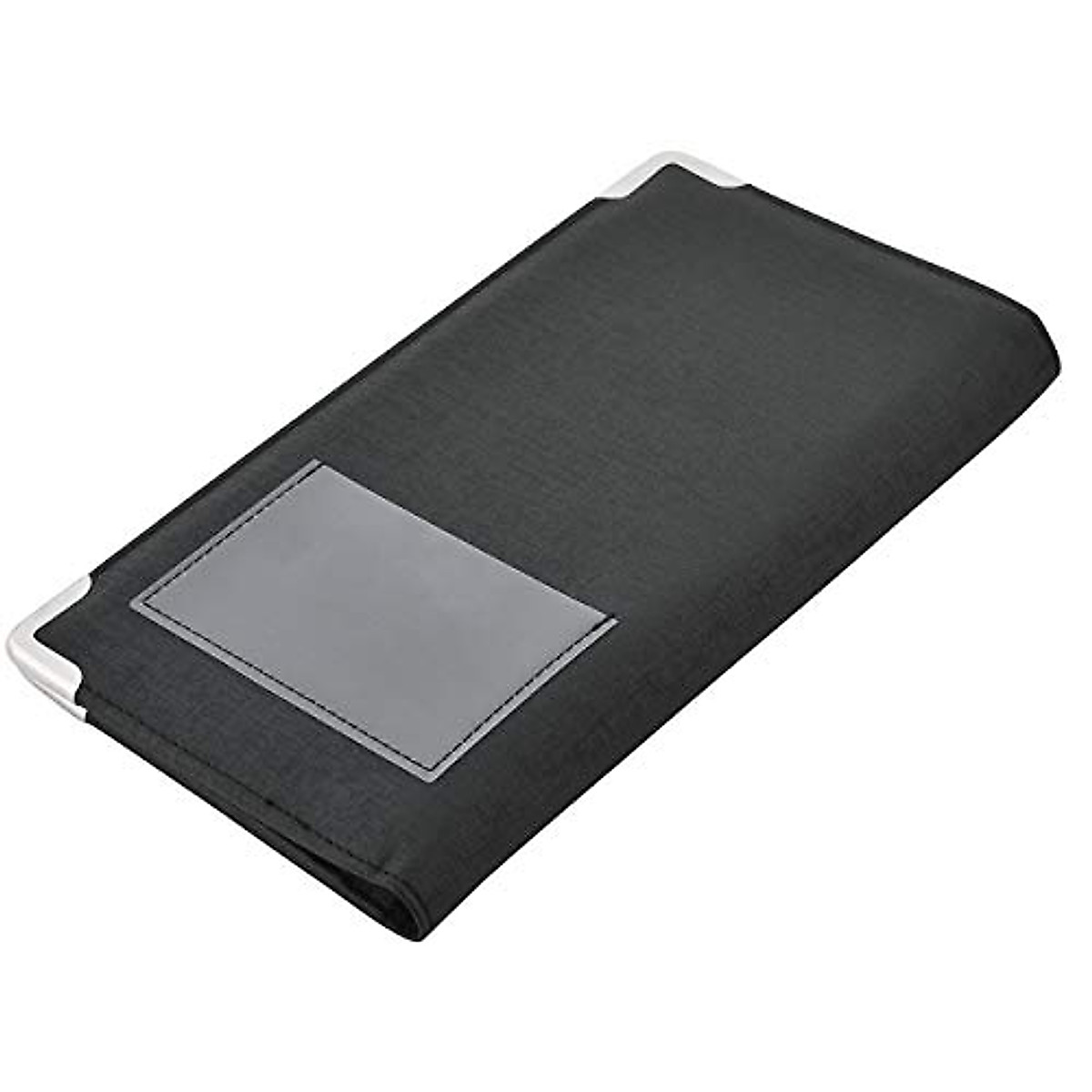 Golgino Server Book for Waitress & Waiter 9 x 5 Inch, Two Zipper Pockets & ID Holder, Premium Receipt Organizer Wallet Fits Aprons, 11 Money Pockets Perfect for Server Banking (Black/Magenta)